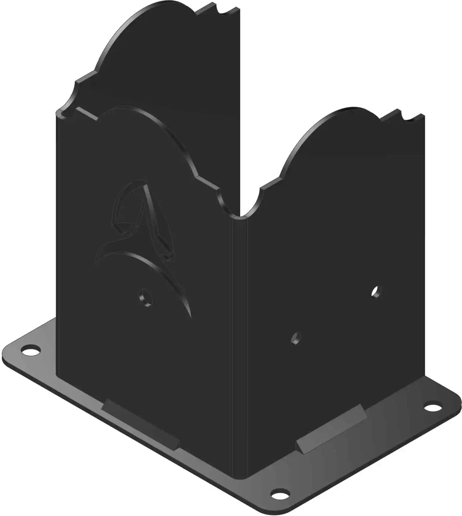 6x6, Wall Mount/ Post Wall Hugger Bracket - RioOutdoors.com