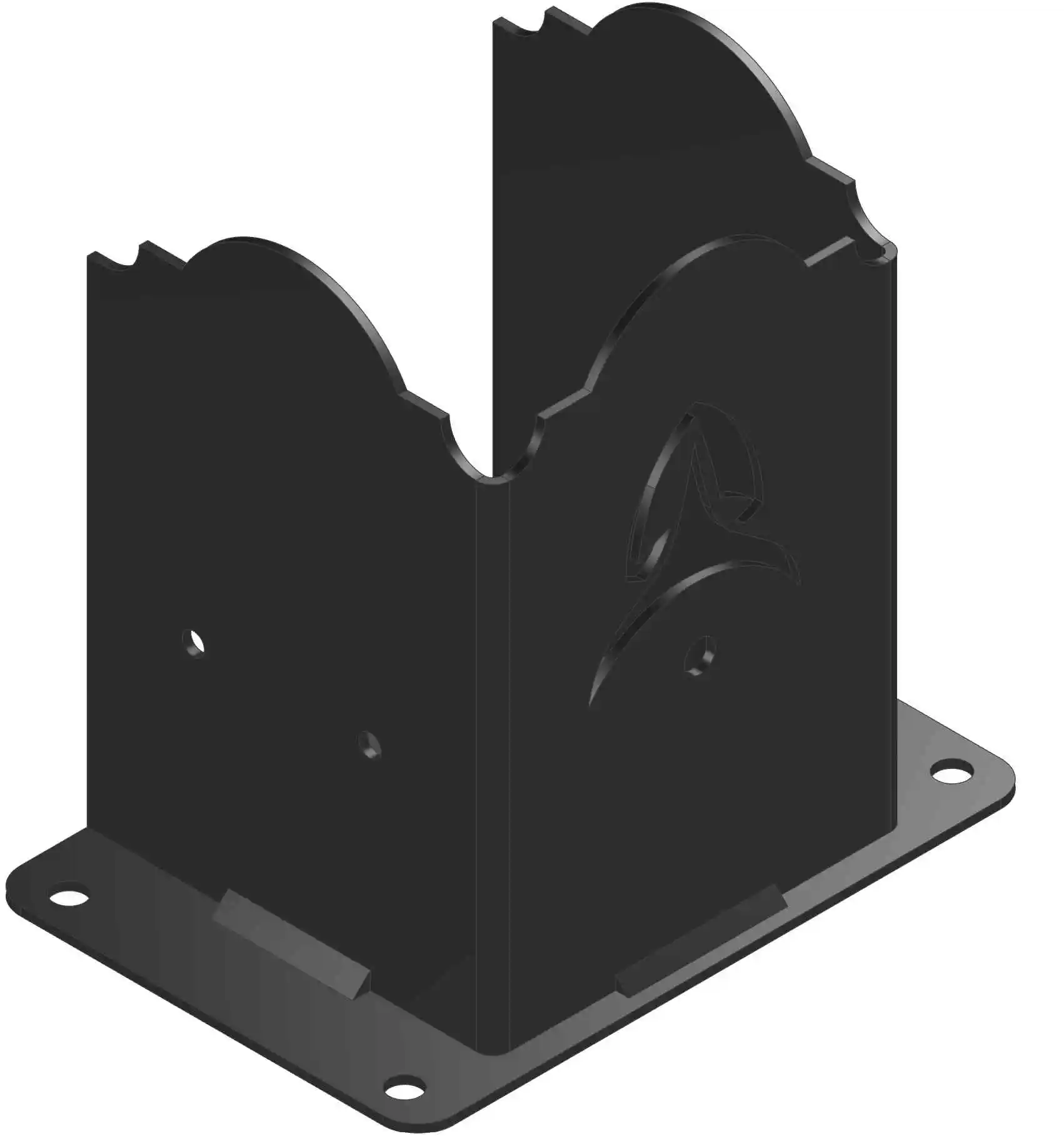 6x6, Wall Mount/ Post Wall Hugger Bracket - RioOutdoors.com