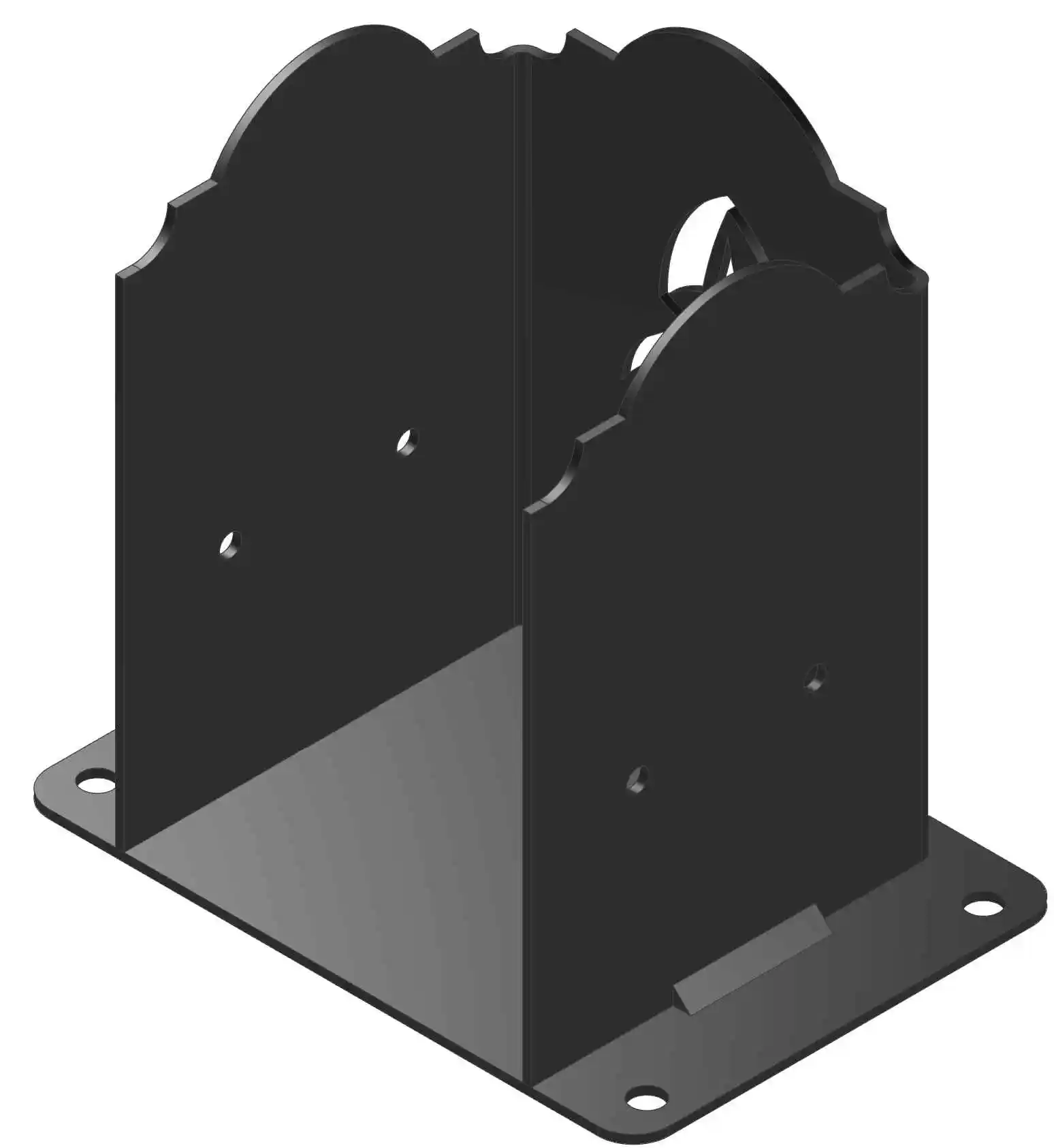 6x6, Wall Mount/ Post Wall Hugger Bracket - RioOutdoors.com