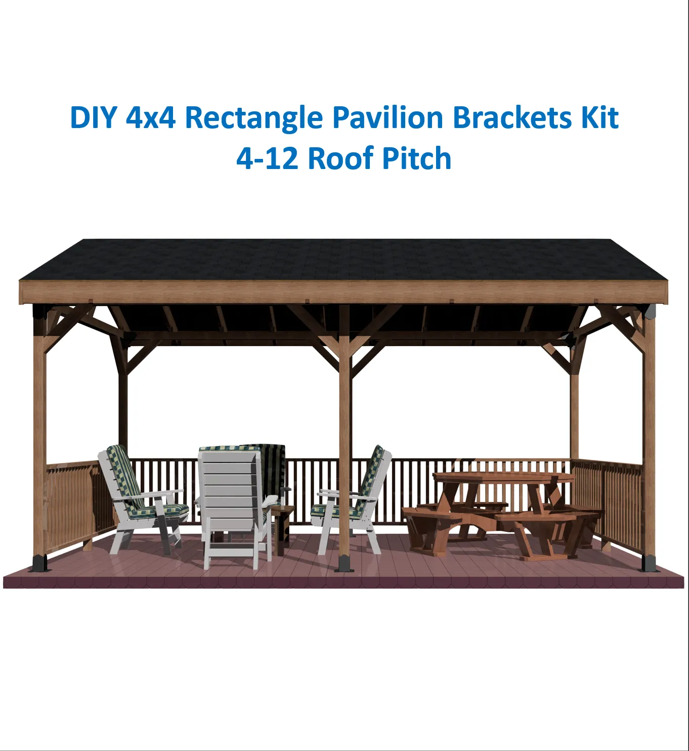 DIY 4x4 Pavilion Structure: Versatile and Easy to Assemble